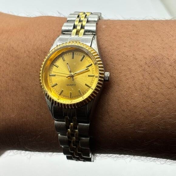 Accessories | Retro Gold Silver Watch | Poshmark